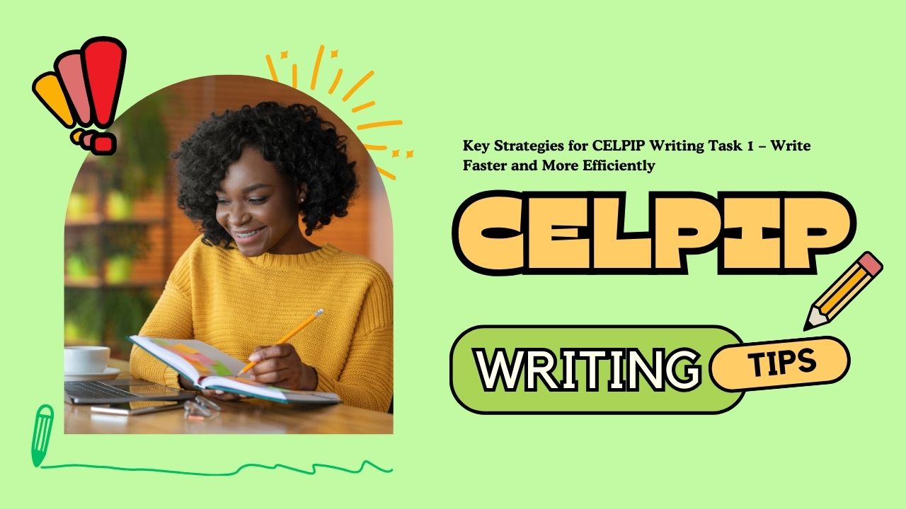 Key Strategies for CELPIP Writing Task 1: Write Faster & More Efficiently